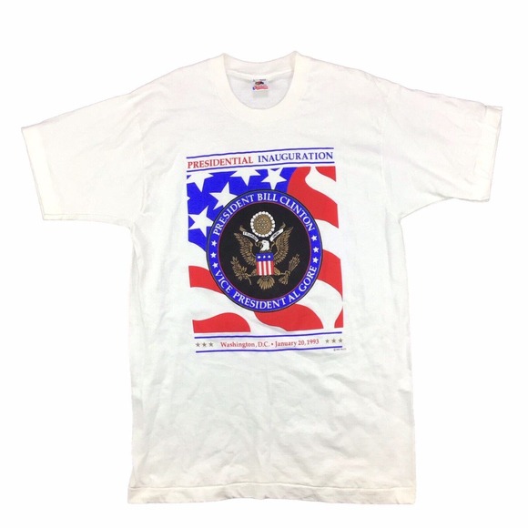 Fruit of the Loom | Shirts | Vintage Bill Clinton Presidential ...